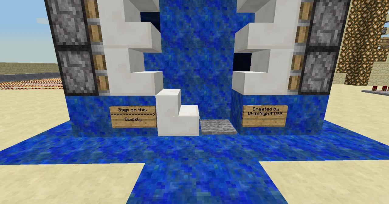 Zipper Elevator Minecraft Map