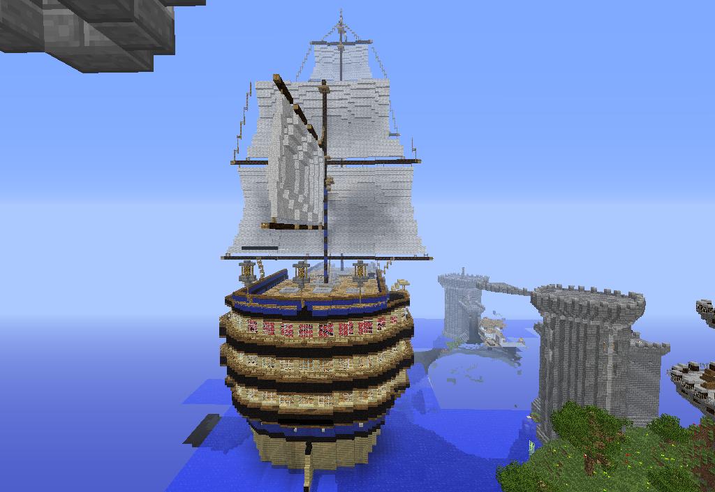a big ship Minecraft Map
