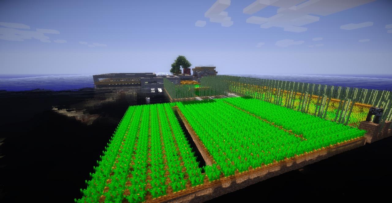 Biggest survival island build ever! Minecraft Map