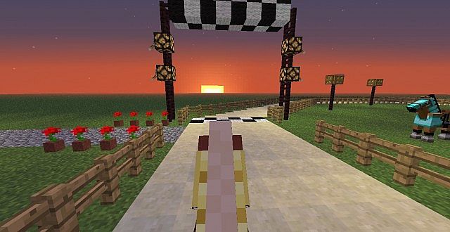Horse Race Track! [Now Downloadable] Minecraft Map