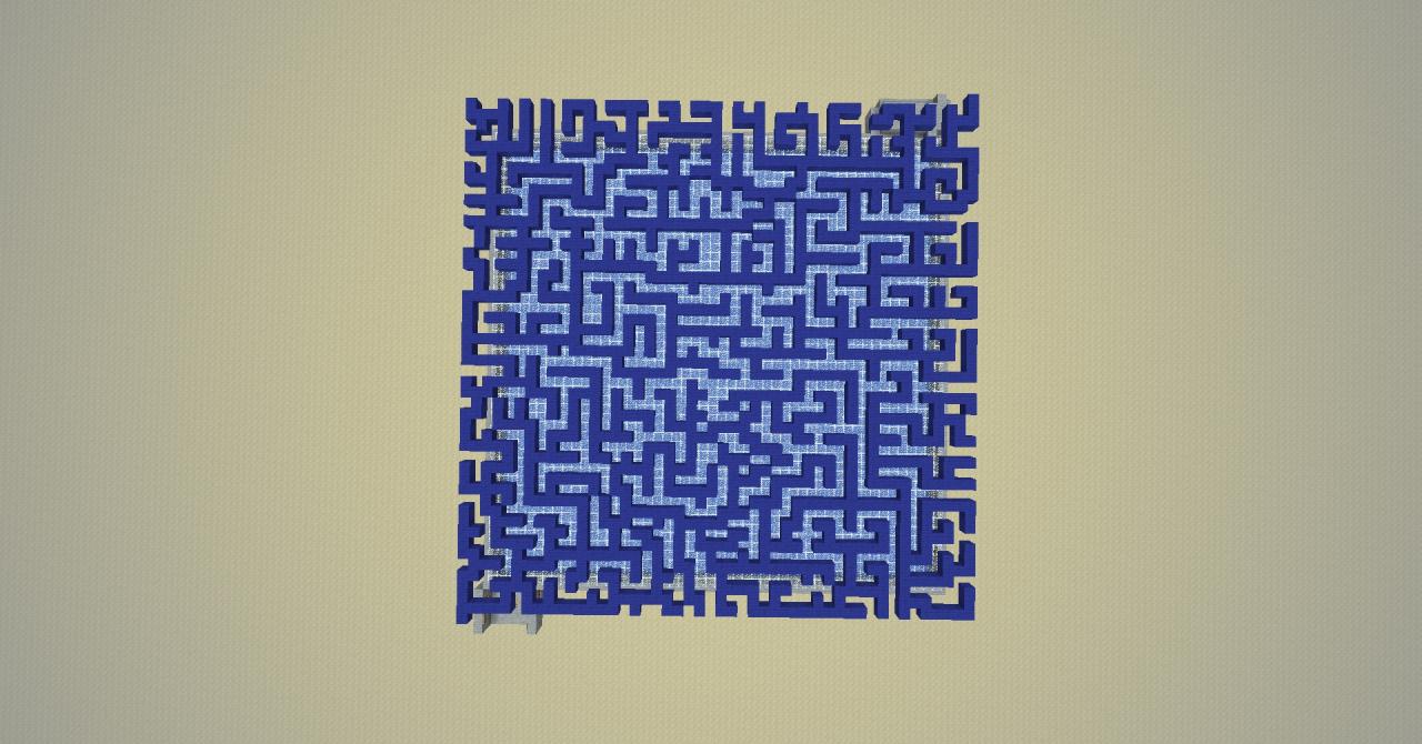 The invisible maze challenge Minecraft Map