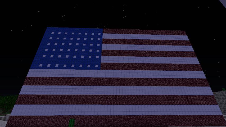 (4th of July Special) HUGE American Flag with Red, White, and Blue ...