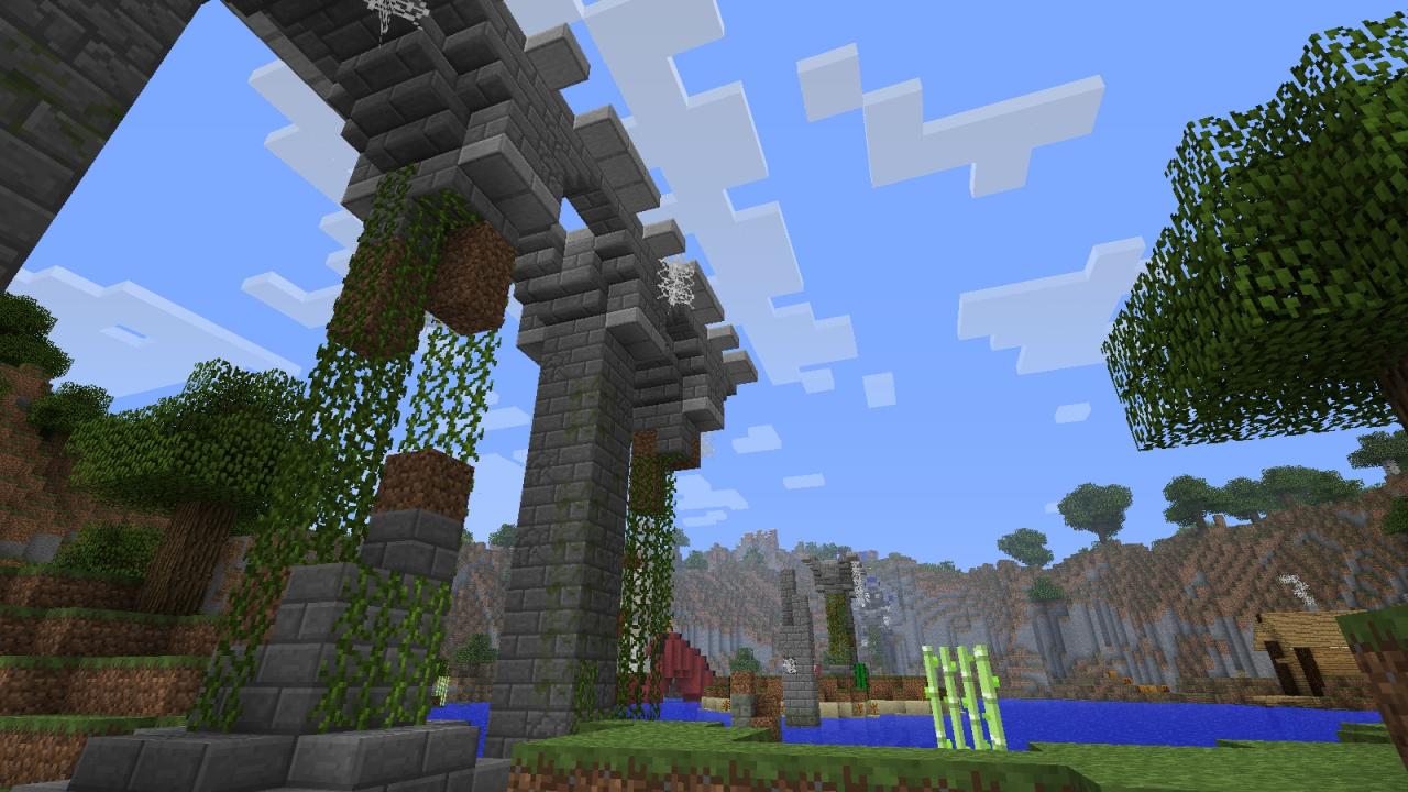 Raptoria - fallen bridge - Minecraft Map
