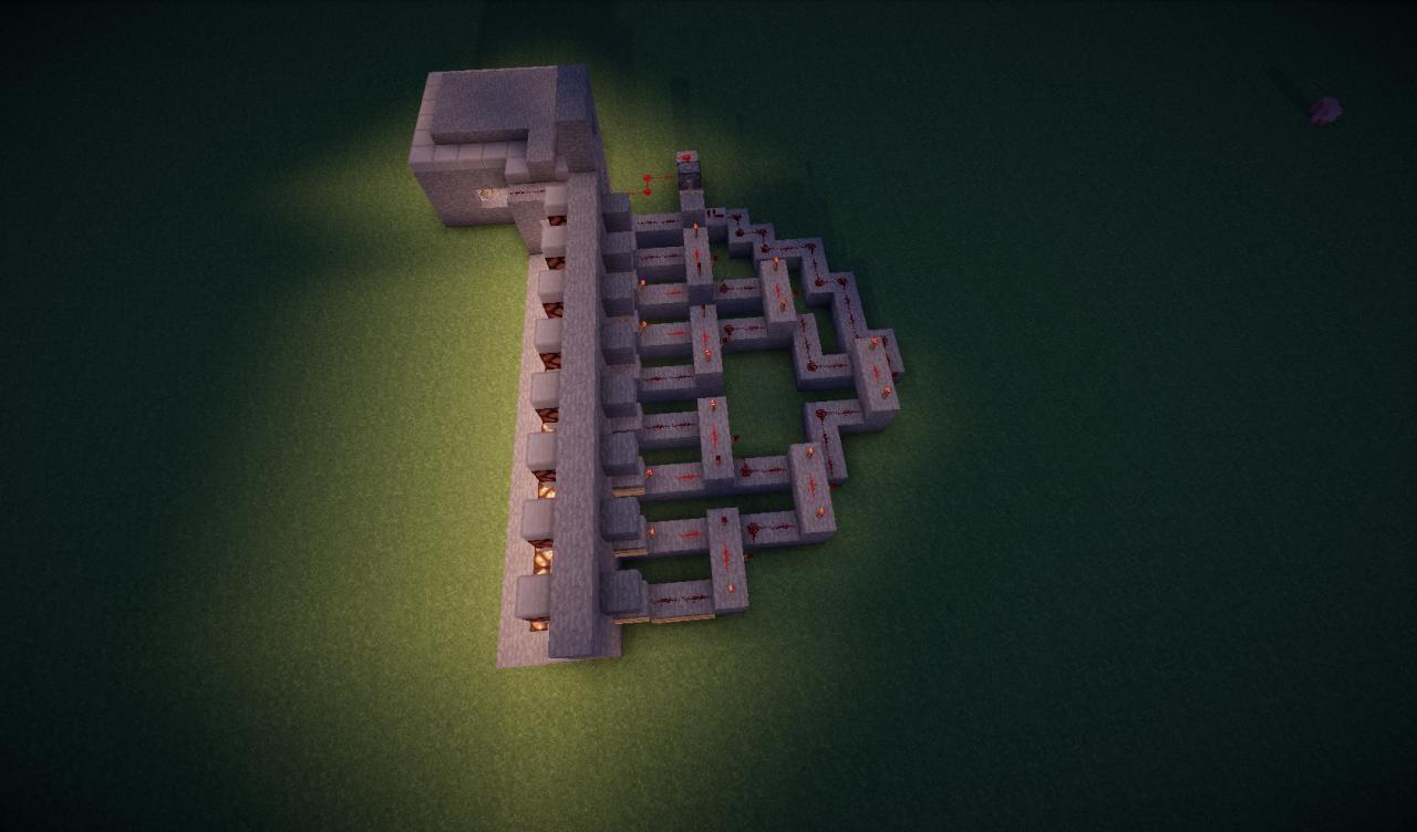 8-Digit Combination Lock Minecraft Map