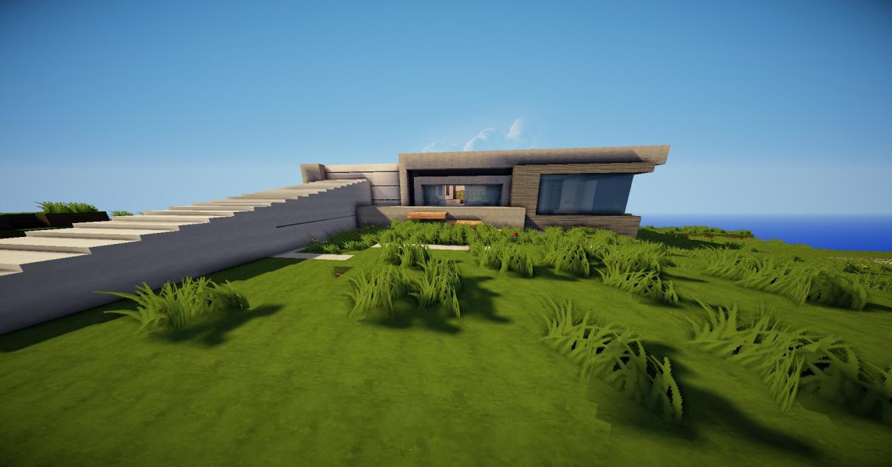 Nature - Modern House Minecraft Map