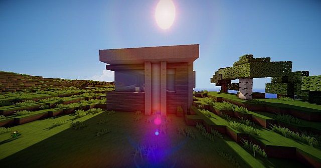 Nature - Modern House Minecraft Map
