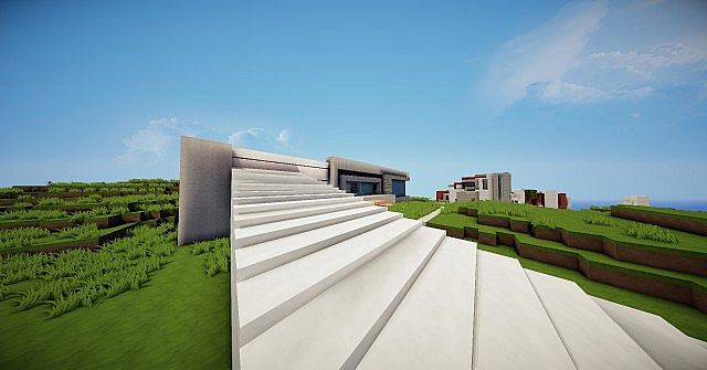 Nature - Modern House Minecraft Map