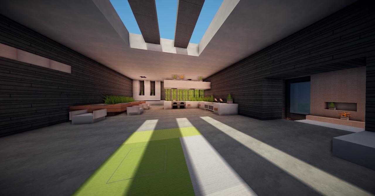 Nature - Modern House Minecraft Map