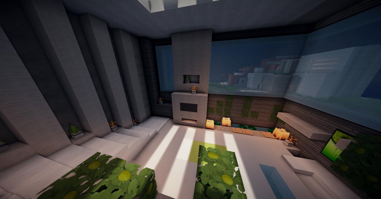 Nature - Modern House Minecraft Map