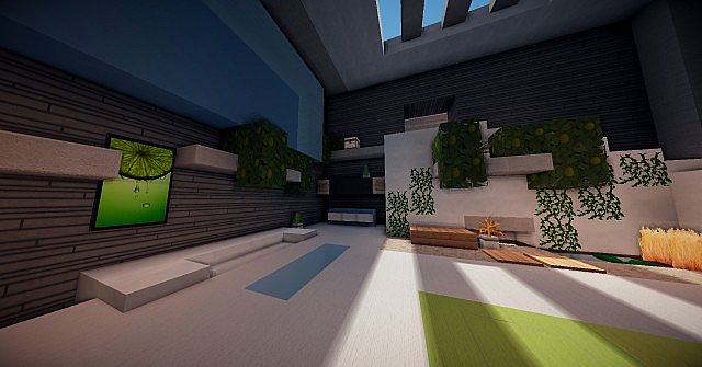 Nature - Modern House Minecraft Map