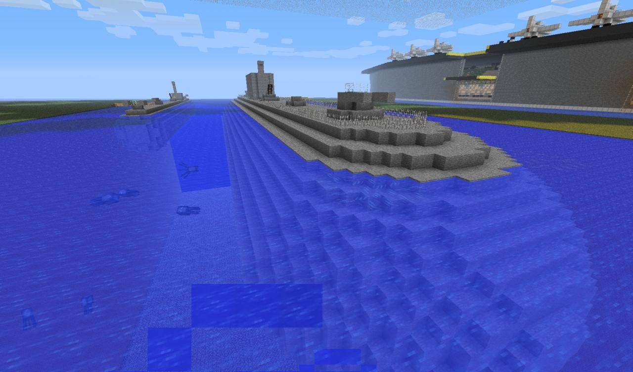 Big Submarine Minecraft Map