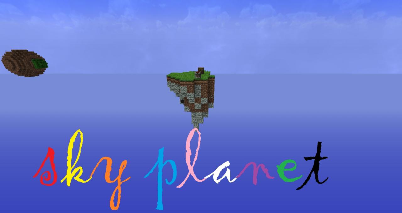 sky planet Minecraft Map