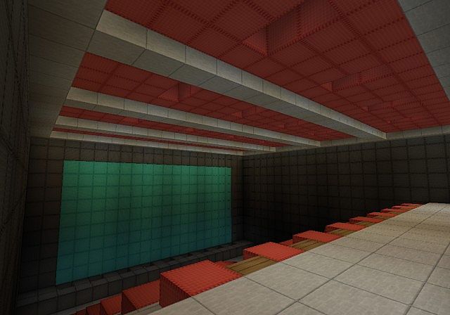 Modern Cinema Building Minecraft Map