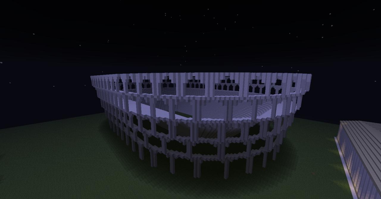Colosseum type build. Minecraft Map