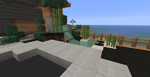 Modern Shore House Minecraft Map