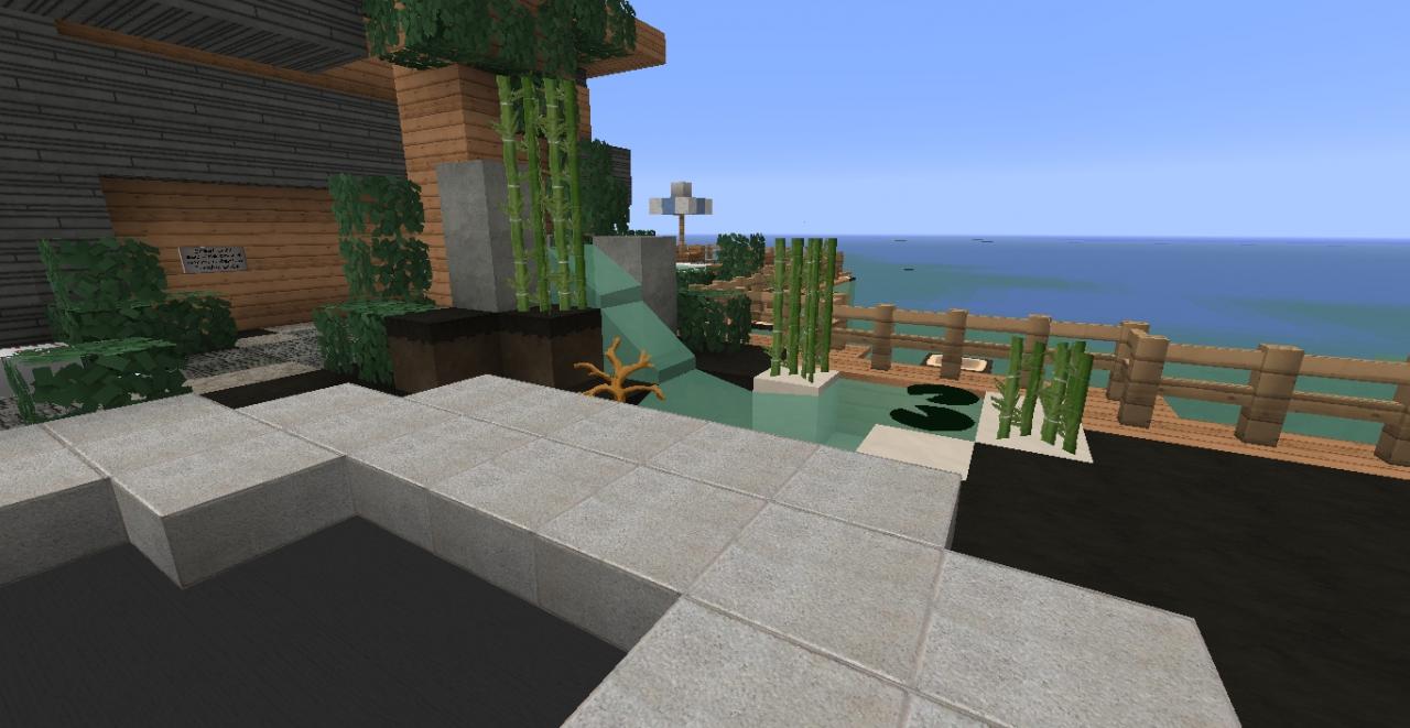 Modern Shore House Minecraft Map