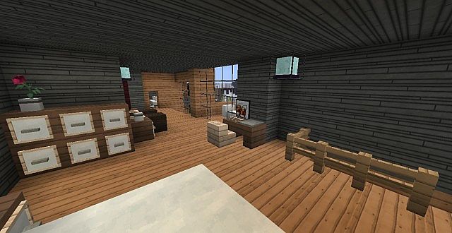 Modern Shore House Minecraft Map