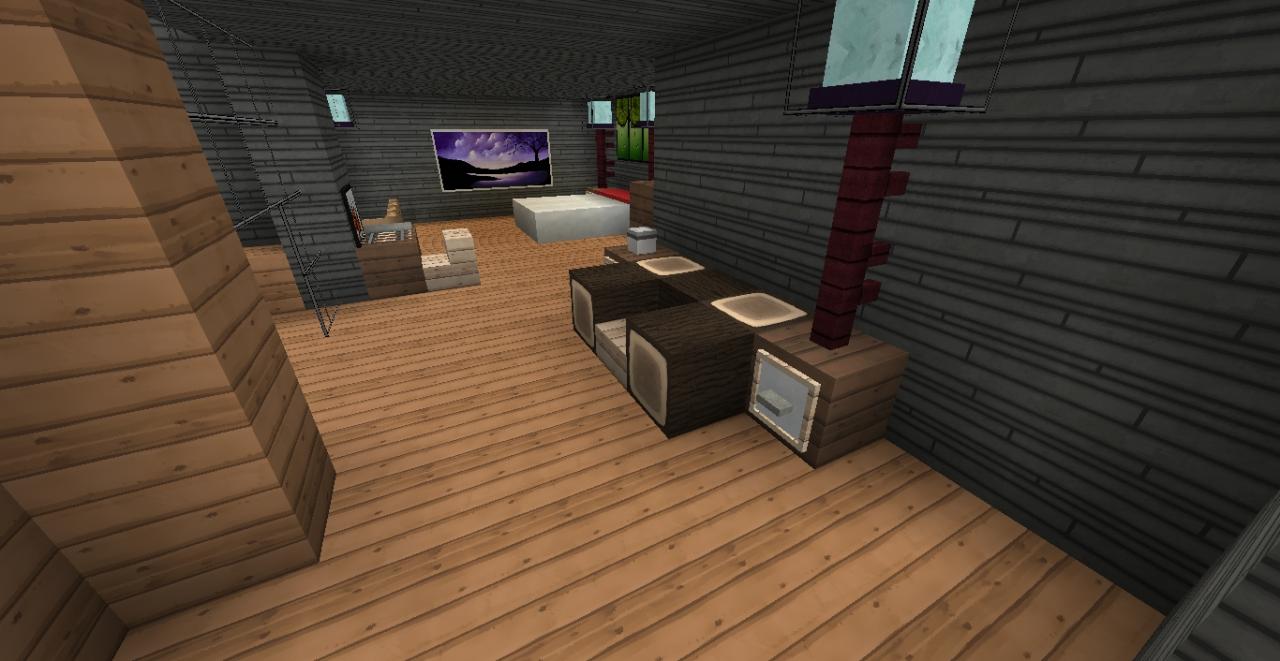 Modern Shore House Minecraft Map