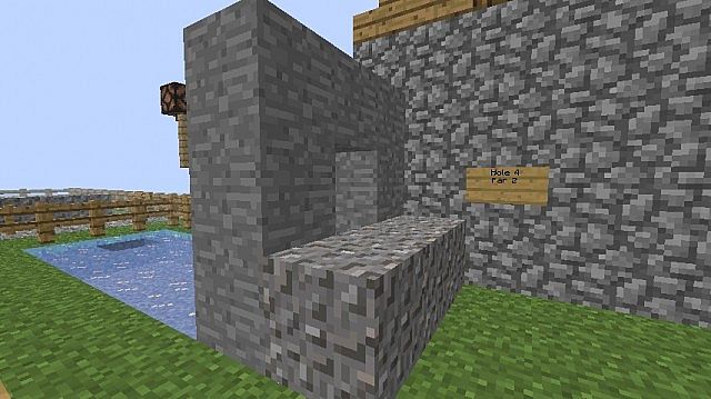 Minecraft Mini Golf! Minecraft Map