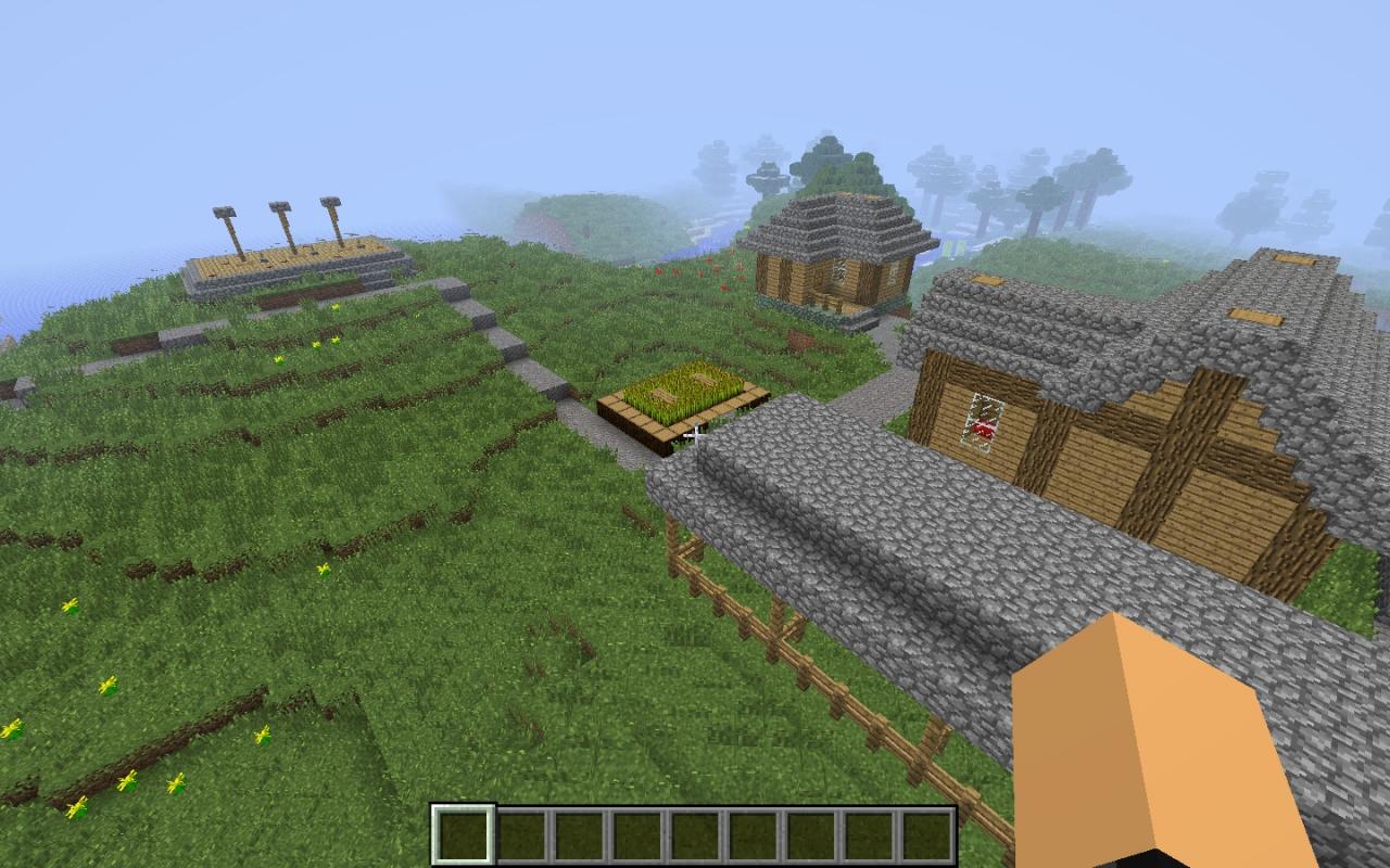 A mini settlement Minecraft Map