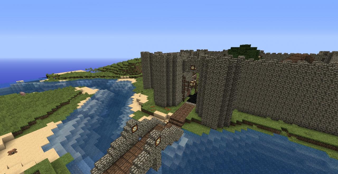 Dragonbreath City (includes the castle of doom in map) Minecraft Map