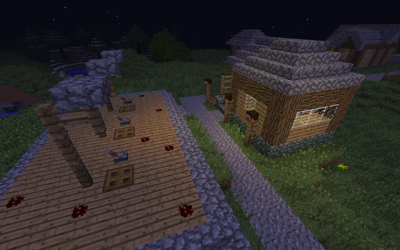 A mini settlement Minecraft Map