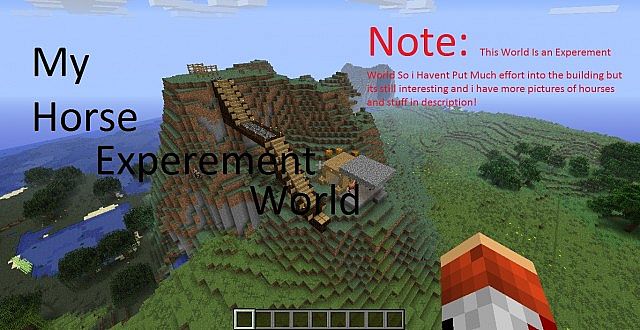 My Horse Experiment World Minecraft Map