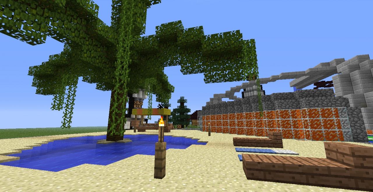 Four corners spawn for PMC Minecraft Map