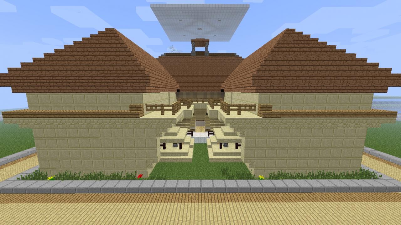 Sandstone House Minecraft Map
