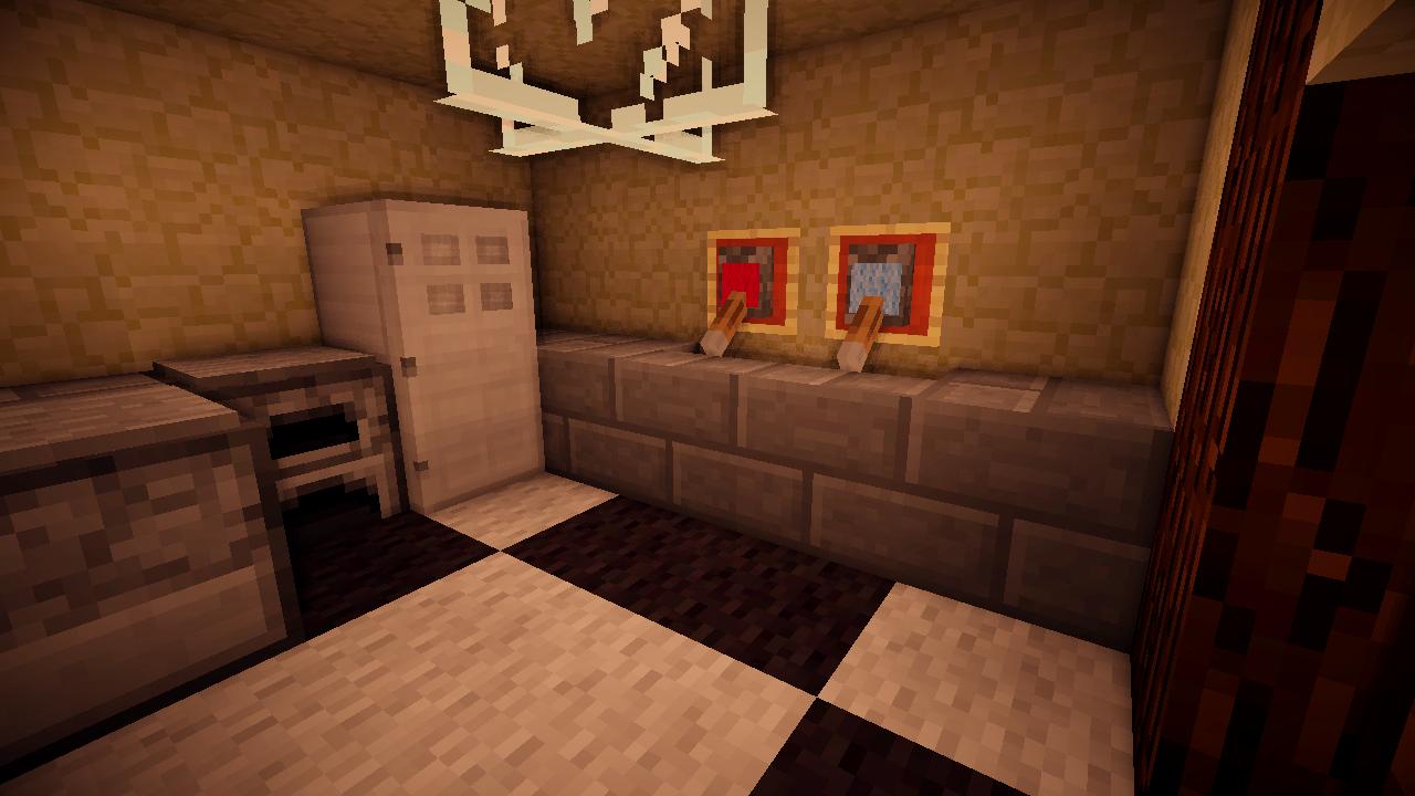 Modern Sandstone House Minecraft Map