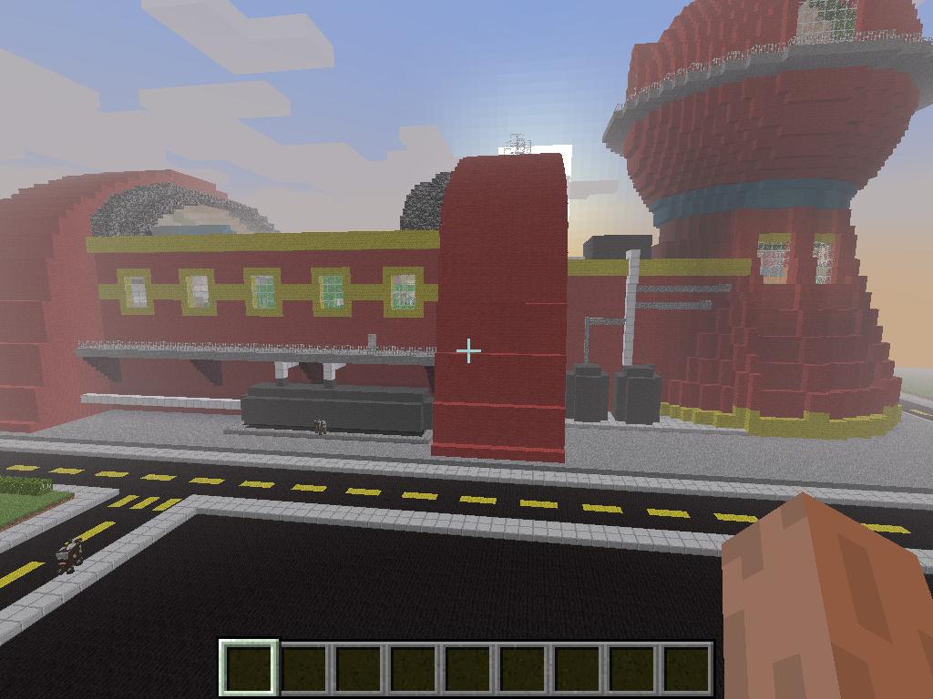 cartoon builds Minecraft Map