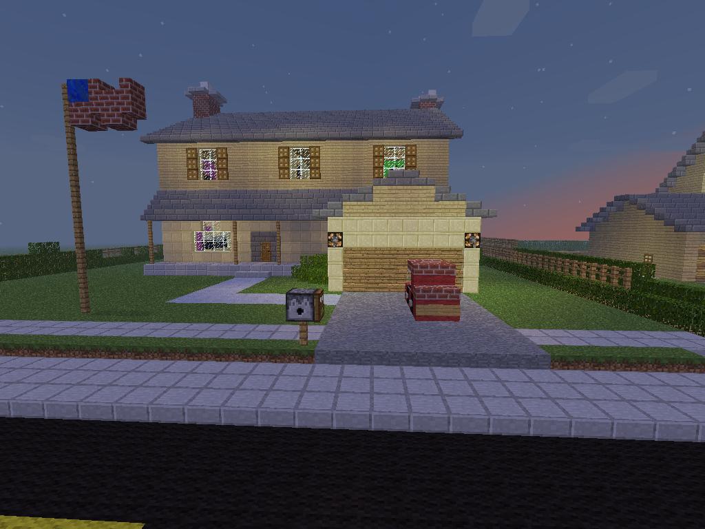 cartoon builds Minecraft Map