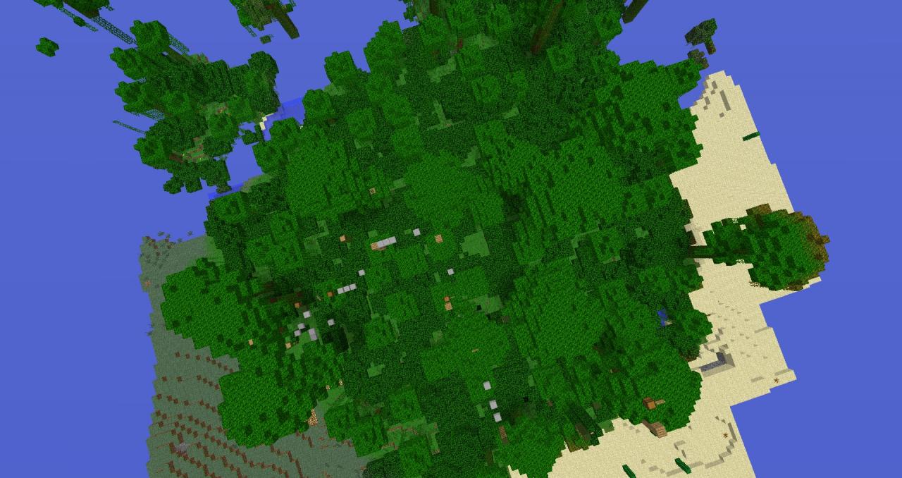 Forest Parkour: The Hidden Minecraft Map