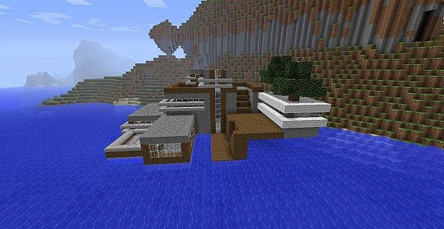 Floating house Minecraft Map