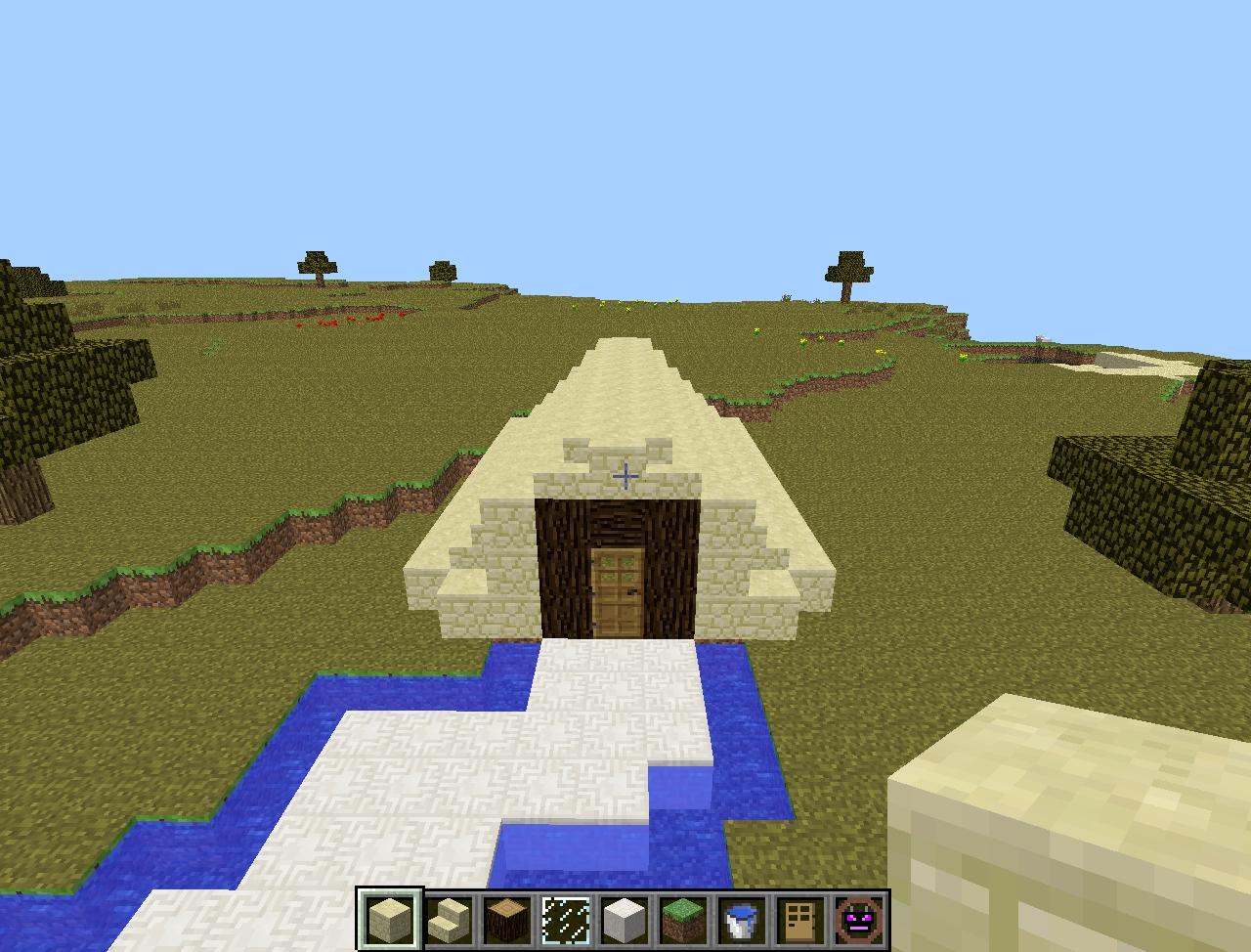 Modern Sand House Minecraft Map