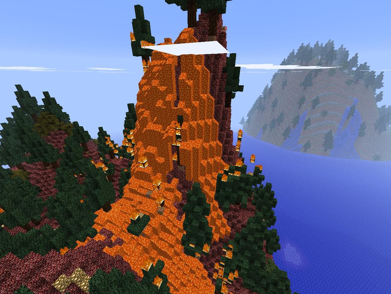 Island Complex with Nether Isle Minecraft Map