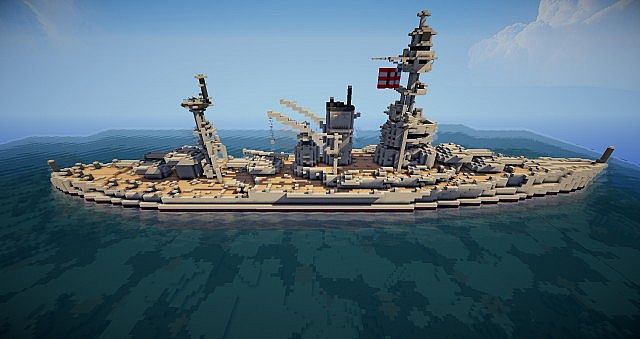 USS Texas [BB-35] Minecraft Map