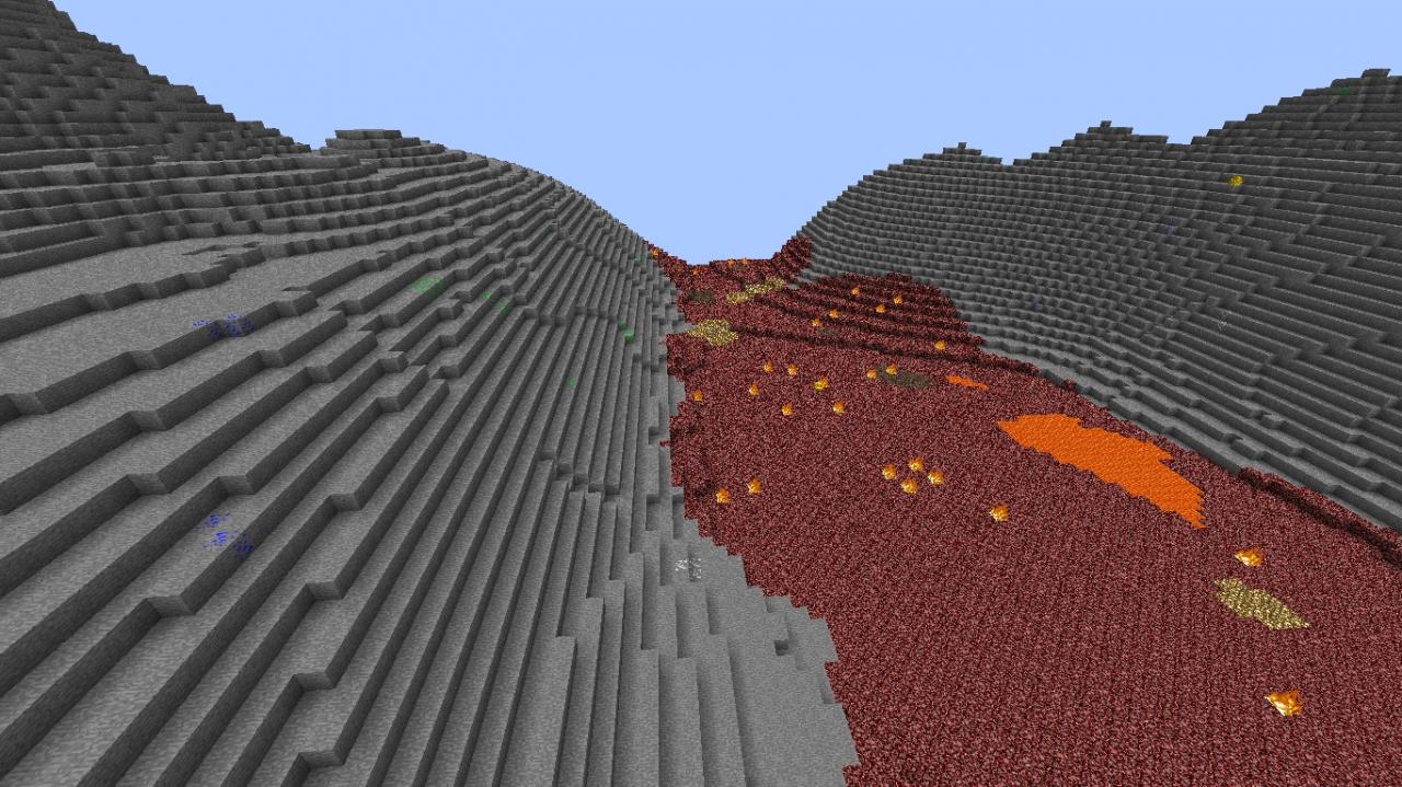 Volcano Island Minecraft Map