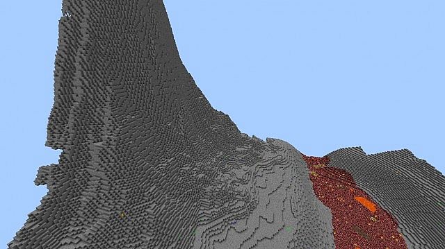 Volcano Island Minecraft Map