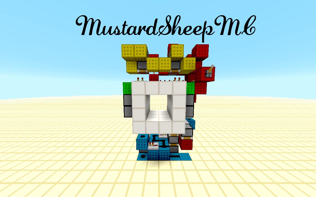 2x2 Flush Seamless Door Minecraft Map