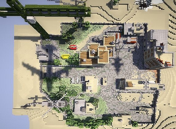 BATTLEFIELD IN MINECRAFT - Map PVP Minecraft Project