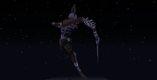 Aztec skeleton - the undead warrior [3d Art] Minecraft Map
