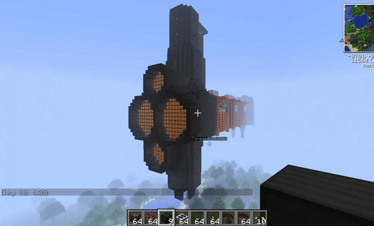 Voltz "Armageddon" Starship Minecraft Map