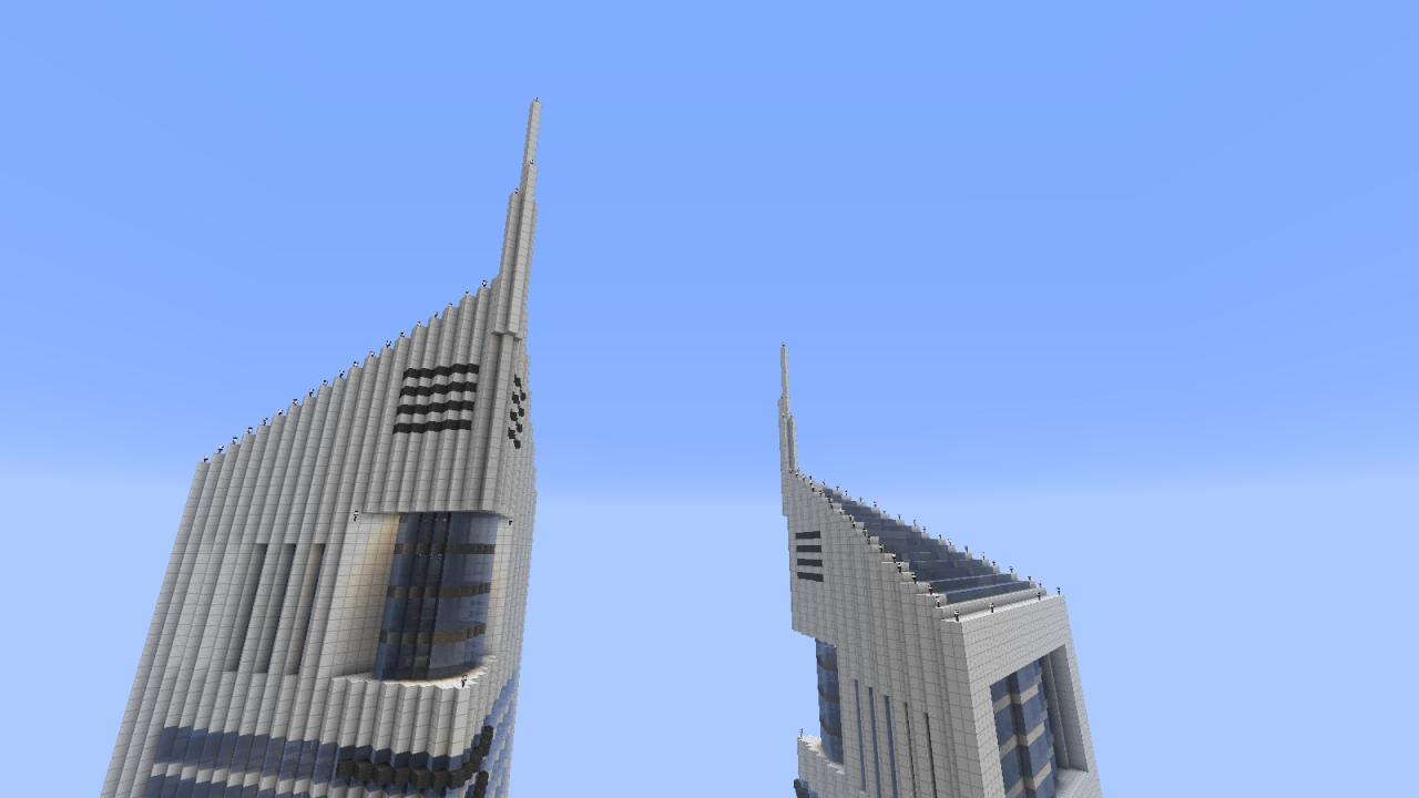 Minecraft Replicas: Emirates Towers Minecraft Map