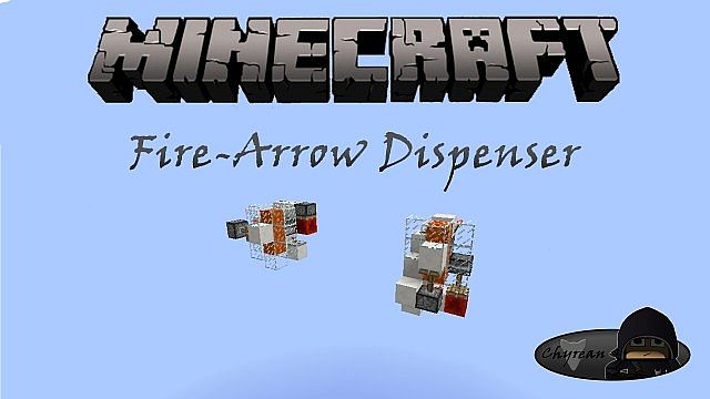 Minecraft: Fire-Arrows Dispenser Minecraft Project