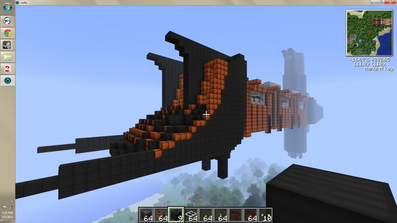 Voltz "Armageddon" Starship Minecraft Map