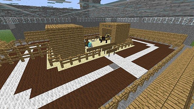 Horse Race Minecraft Map
