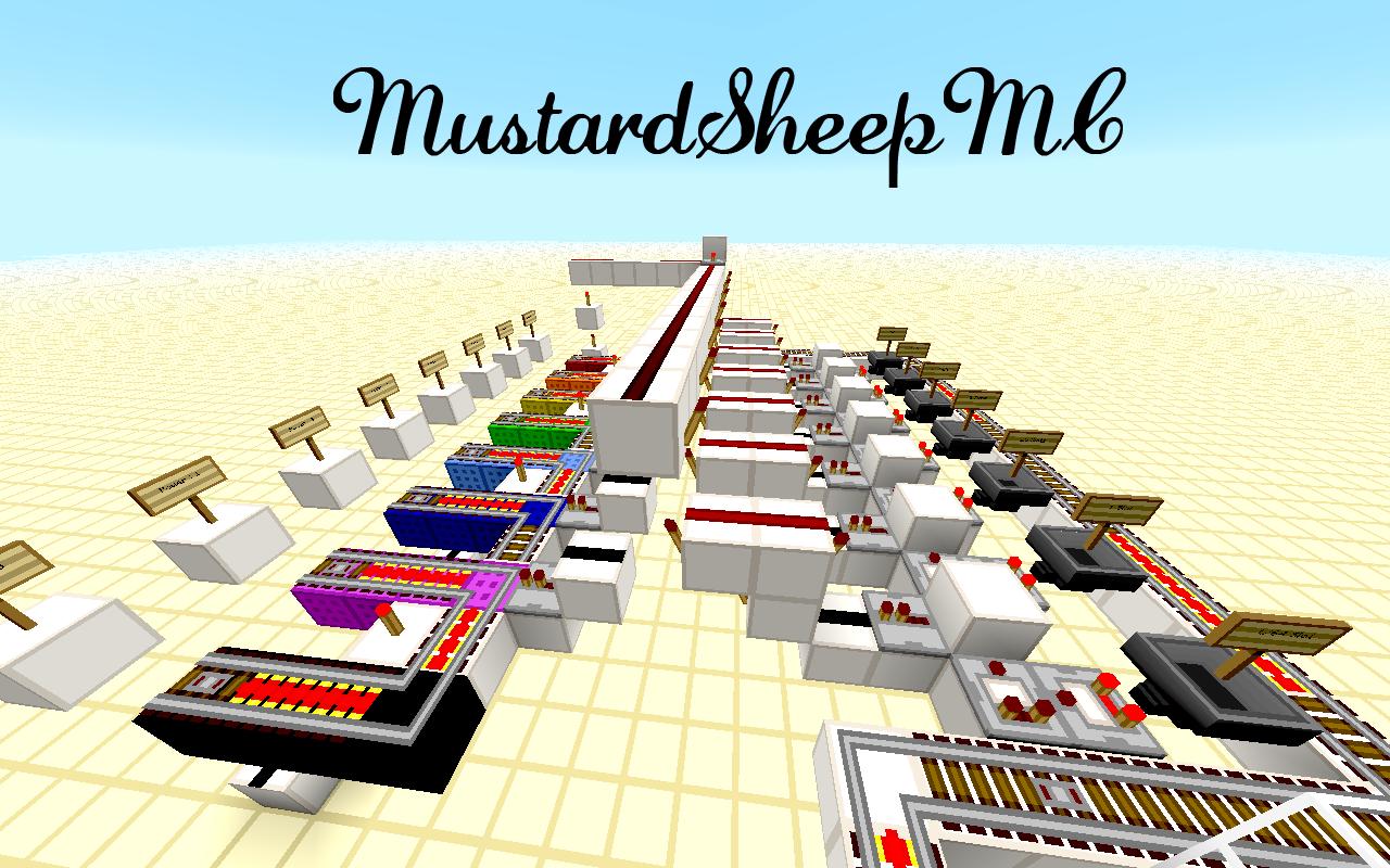 Minecart Sorter Minecraft Map