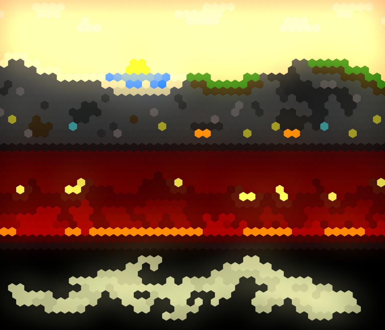 The Worlds of Minecraft - Hexel Art Creation Minecraft Blog