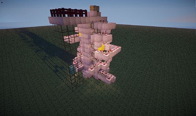 Piston Elevator Minecraft Map